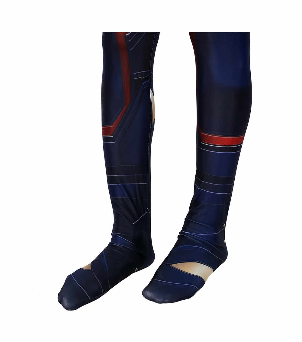 Capitano Marvel Vers Carol Danvers Costume di Halloween Bambini adulti ...