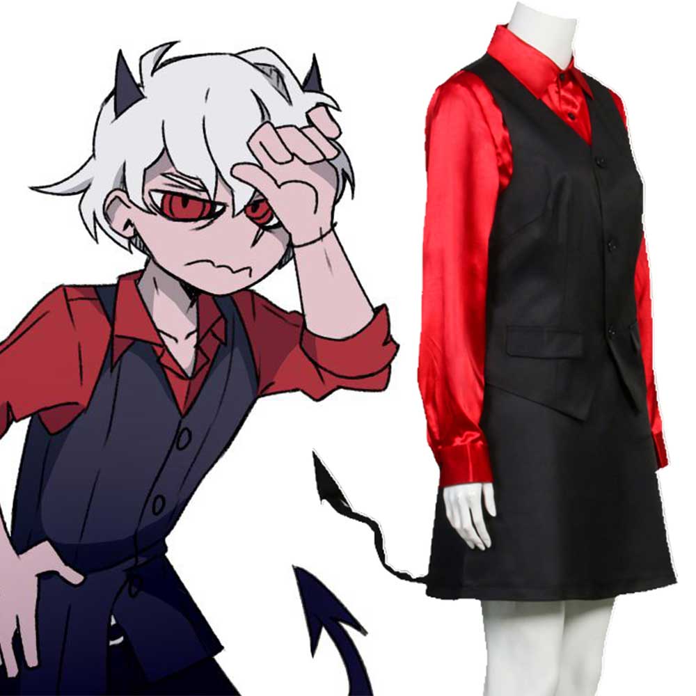 Helltaker Cerberus Black Halloween Donne Costume Cosplay uniforme ...