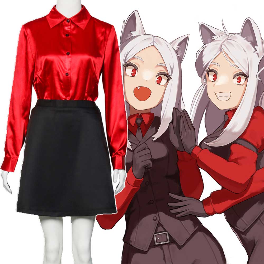 Helltaker Cerberus Black Halloween Donne Costume Cosplay uniforme ...